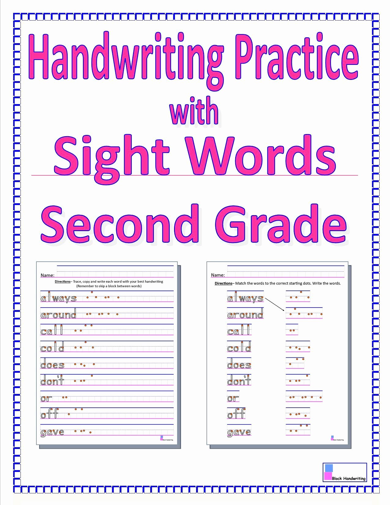 50 2nd Grade Sight Words Worksheet Chessmuseum Template Library