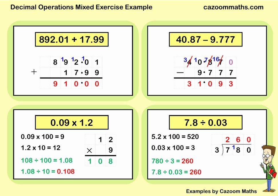 50 Adding Decimals Worksheet Pdf