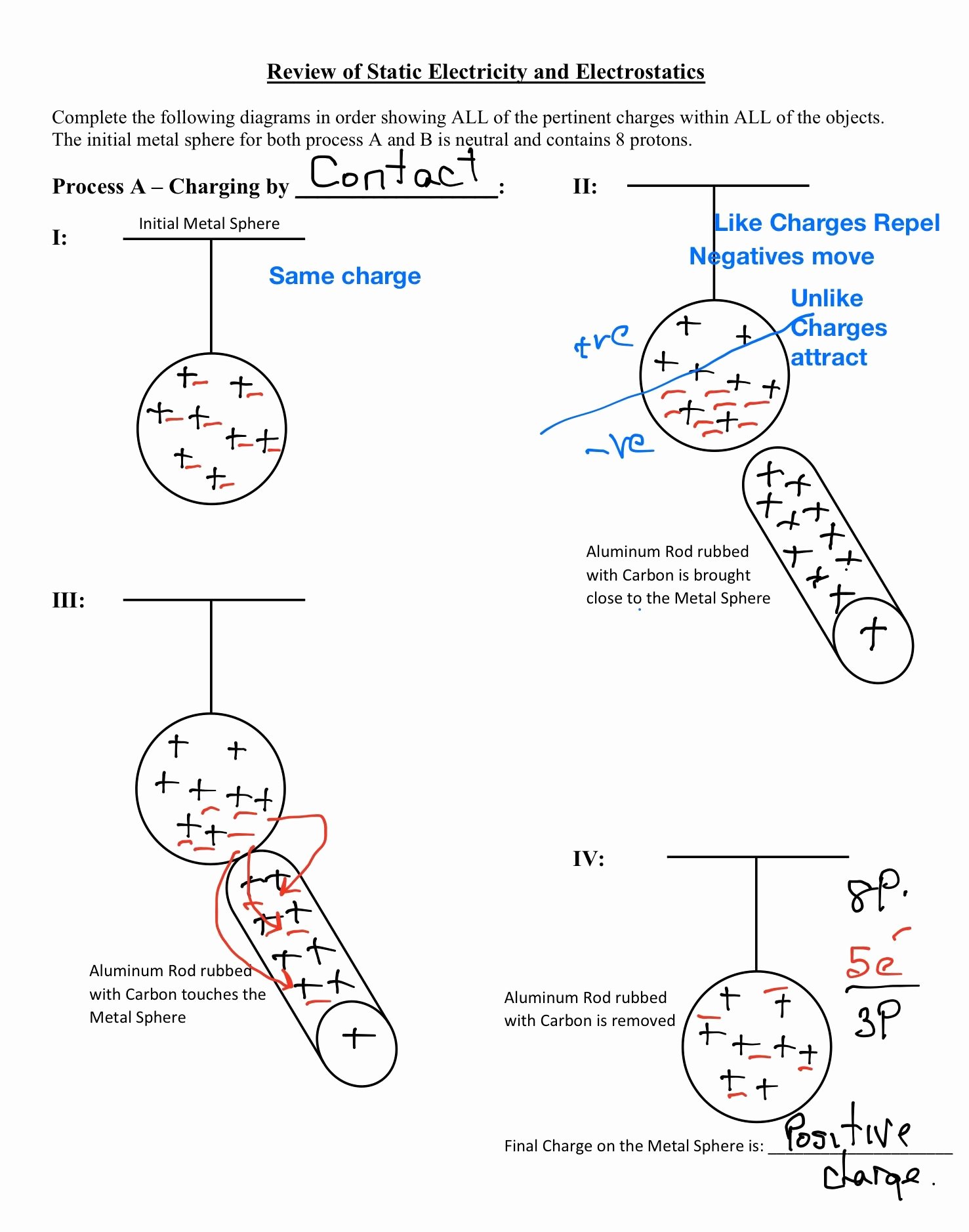 50 Charge And Electricity Worksheet Answers Chessmuseum Template Library