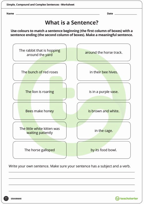 49 Compound Complex Sentences Worksheet