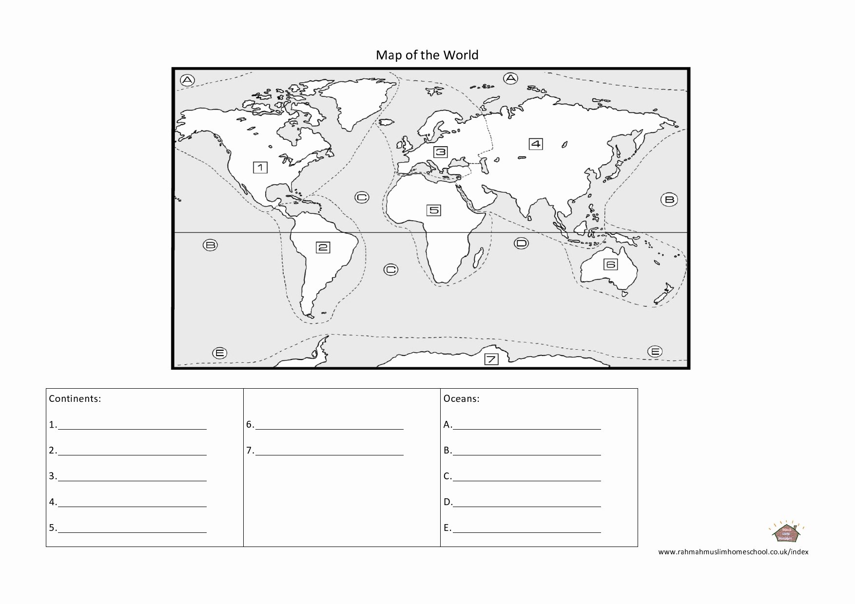 50 Continents And Oceans Worksheet Pdf 50 Continents And Oceans Worksheet Pdf