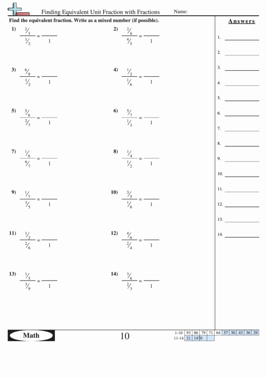 50 Equivalent Fractions Worksheet Pdf Chessmuseum Template Library