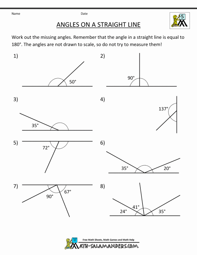50 Find The Missing Angle Worksheet 50 Find The Missing Angle Worksheet