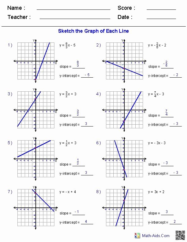 50 Graphing Linear Equations Practice Worksheet 50 Graphing Linear Equations Practice Worksheet