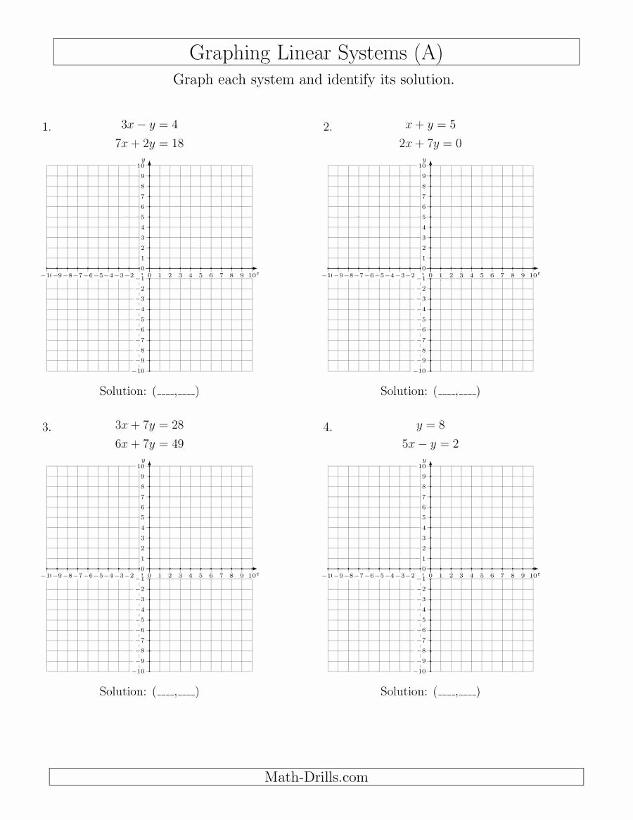 50 Graphing Linear Equations Practice Worksheet