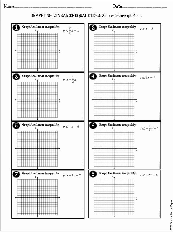 50 Graphing Linear Functions Worksheet