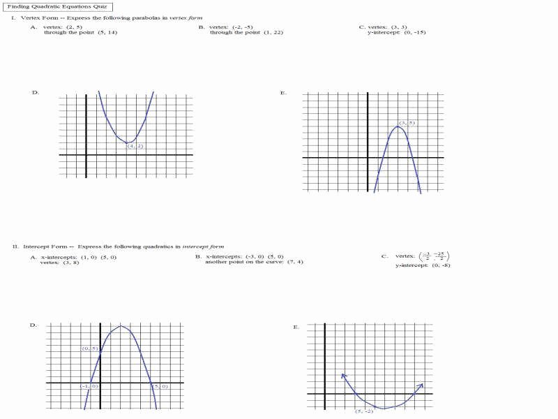 50 Graphing Quadratic Functions Worksheet 50 Graphing Quadratic Functions Worksheet