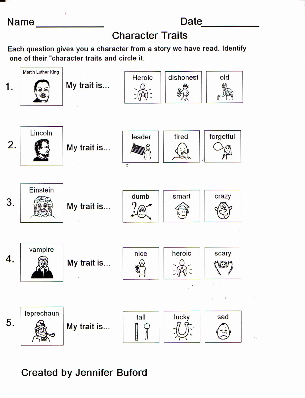 Worksheet Identifying Character Traits Worksheet Worksheet Fun Gambaran