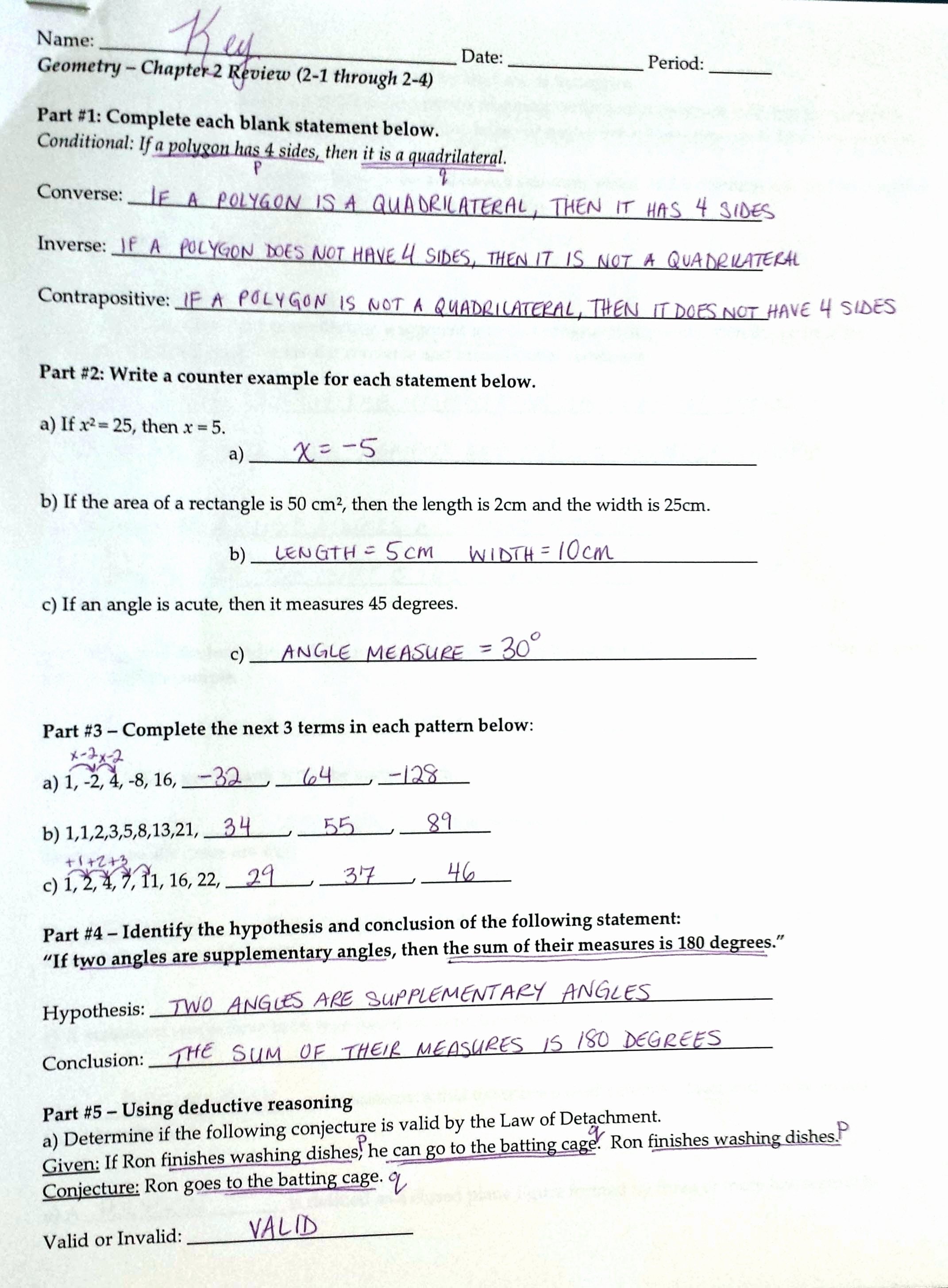 Inductive And Deductive Reasoning Worksheets Inductive And Deductive Reasoning Worksheets
