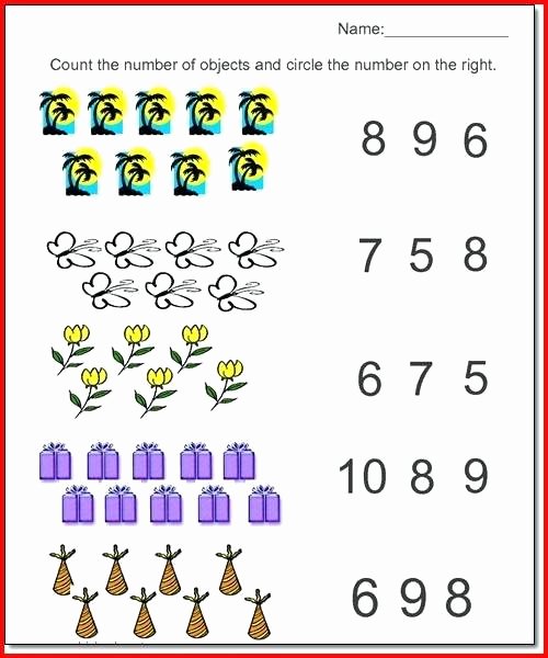50 Kindergarten Math Worksheet Pdf