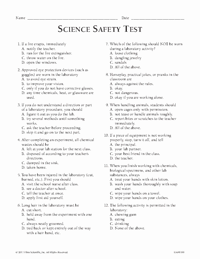 50 Lab Safety Worksheet Pdf 50 Lab Safety Worksheet Pdf