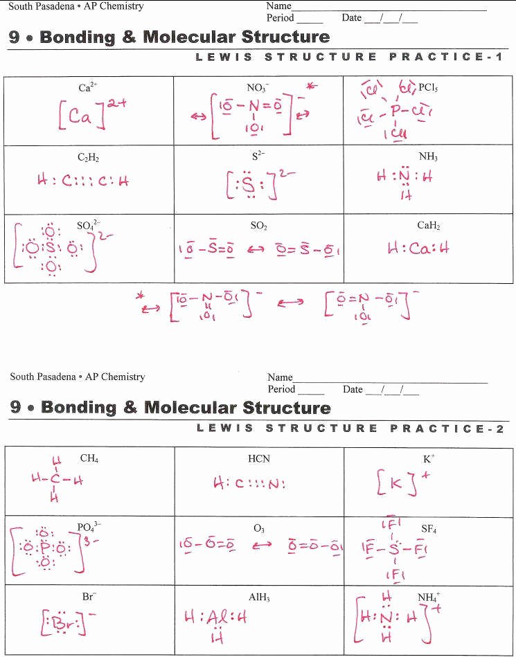 50 Lewis Dot Structure Practice Worksheet 50 Lewis Dot Structure Practice Worksheet