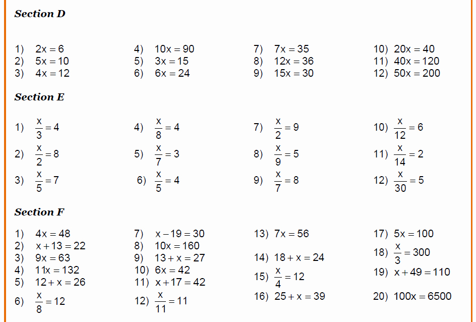 50 Linear Equations Worksheet Pdf Chessmuseum Template Library