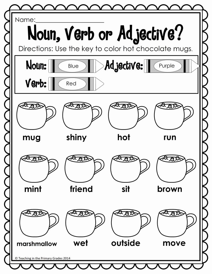 50 Noun Verb Adjective Worksheet 50 Noun Verb Adjective Worksheet