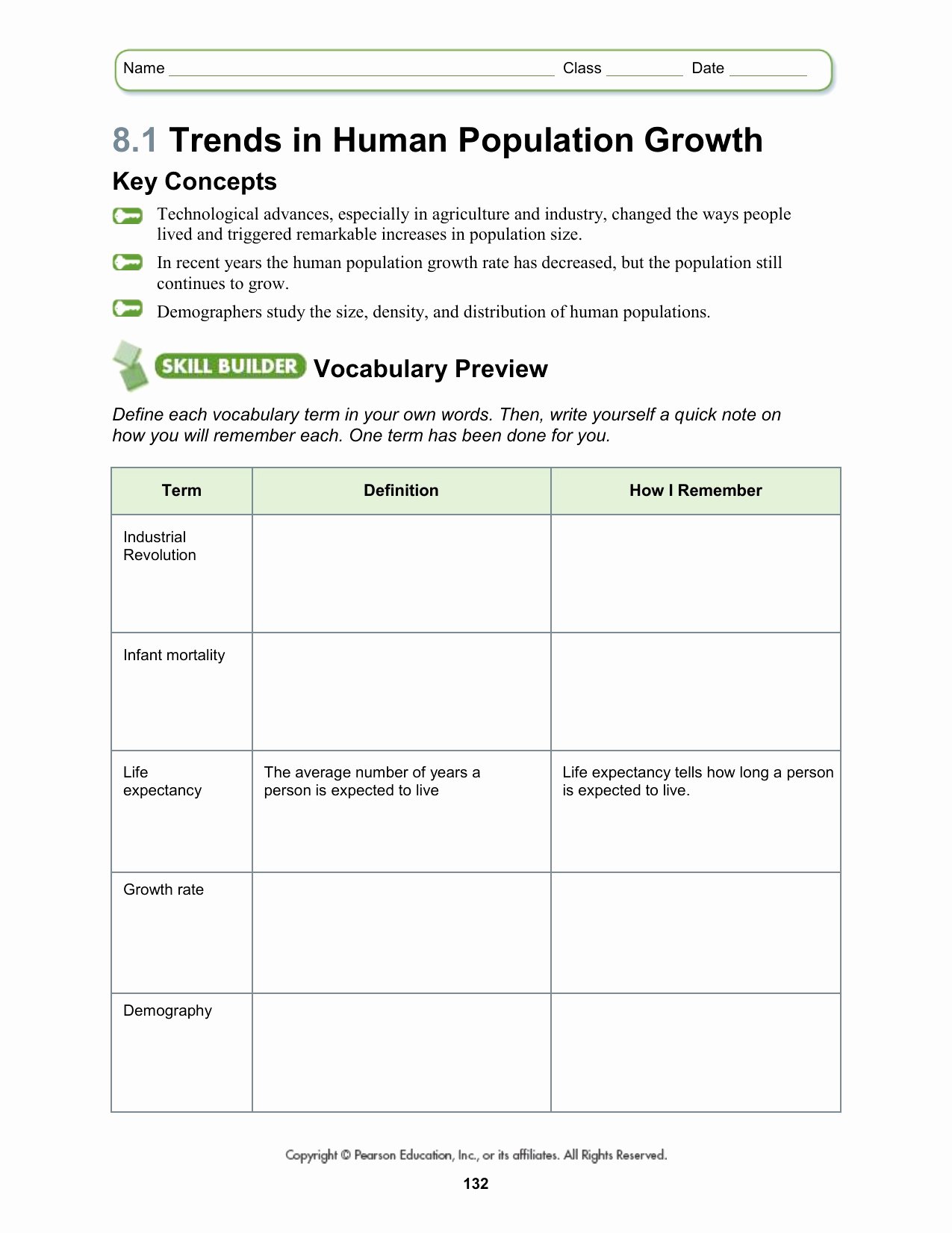 Population Growth Worksheet Answers Inspirational Human Population