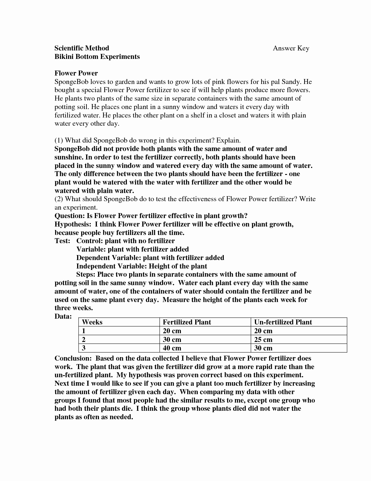 50 Scientific Method Worksheet Answers 50 Scientific Method Worksheet Answers