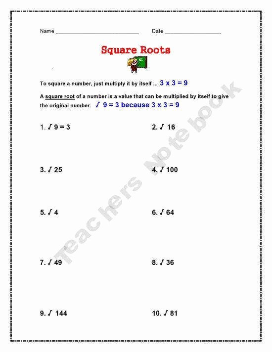 50 Simplifying Square Roots Worksheet Chessmuseum Template Library