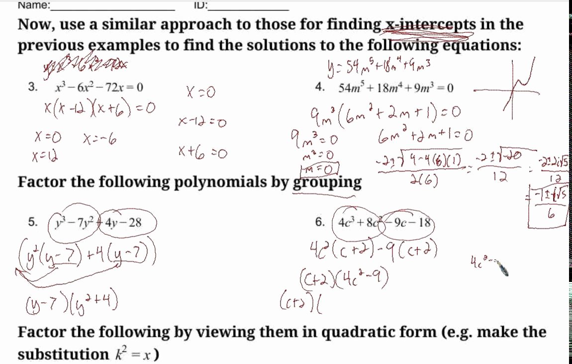 50 Solving Polynomial Equations Worksheet Answers 50 Solving Polynomial Equations Worksheet Answers