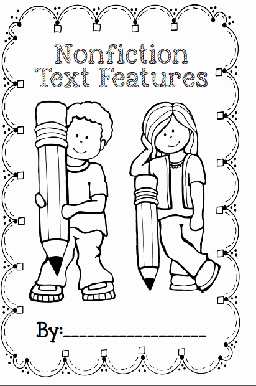 50 Text Features Worksheet 3rd Grade