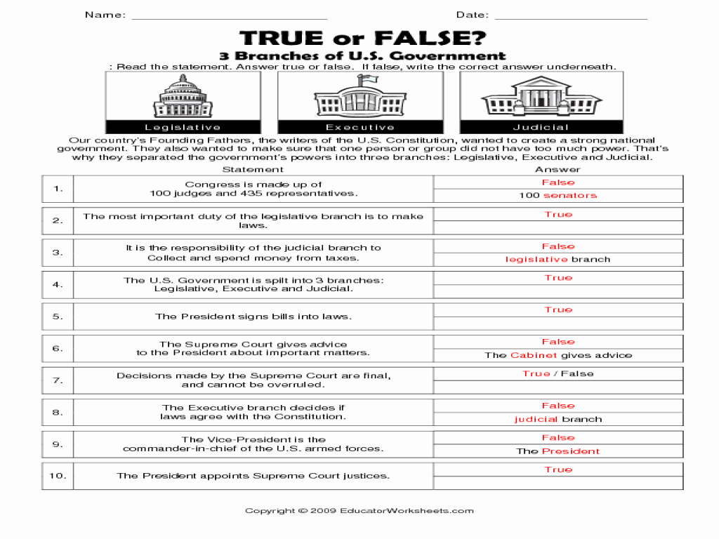 50 Types Of Government Worksheet Answers