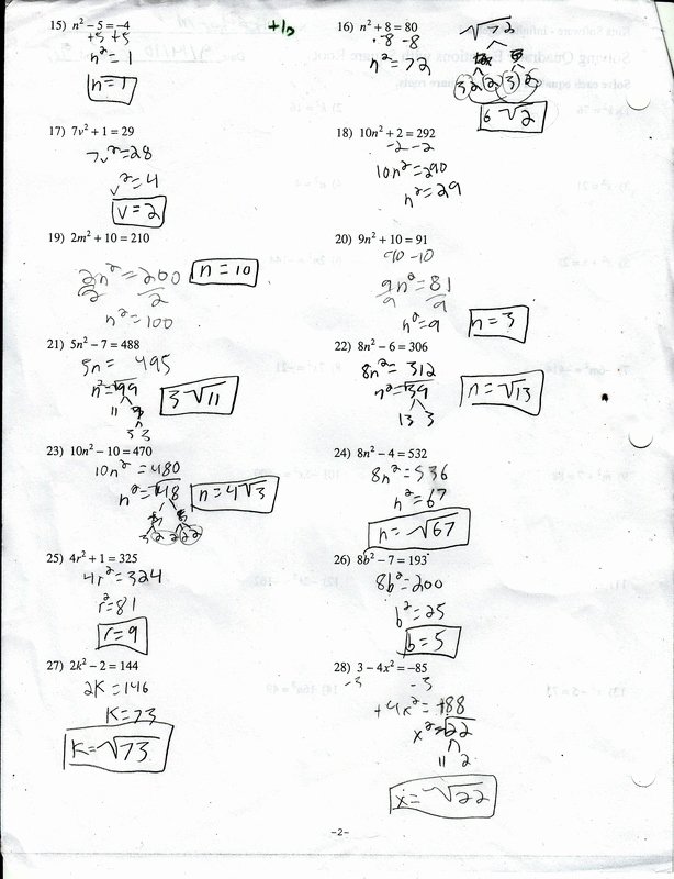 50 Using The Quadratic Formula Worksheet 50 Using The Quadratic Formula Worksheet