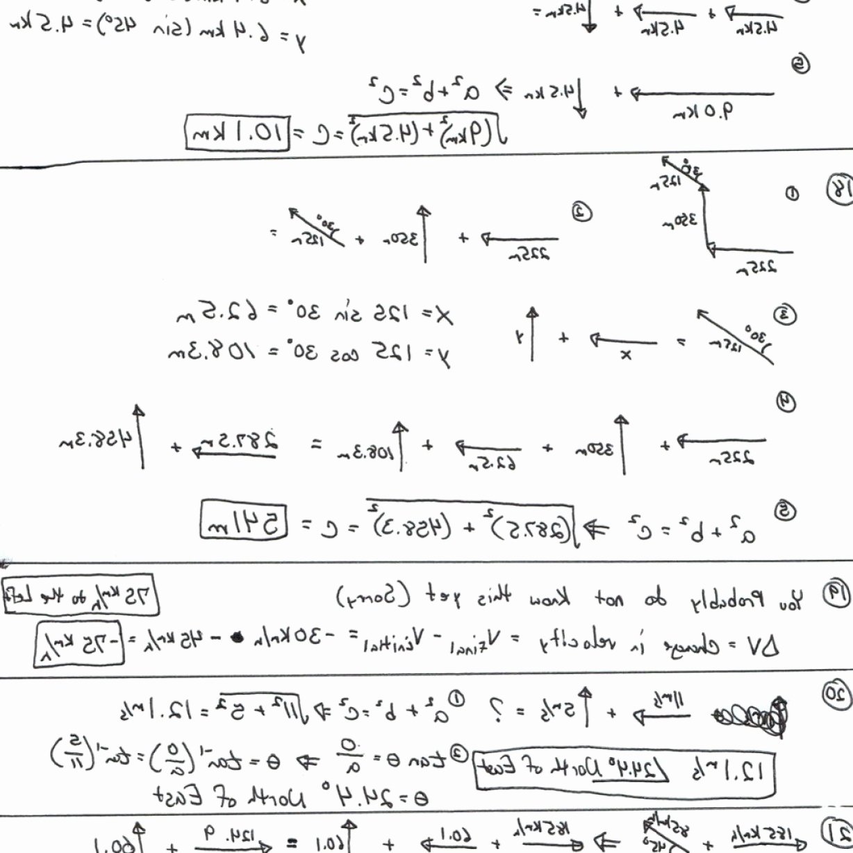 50 Vector Worksheet Physics Answers