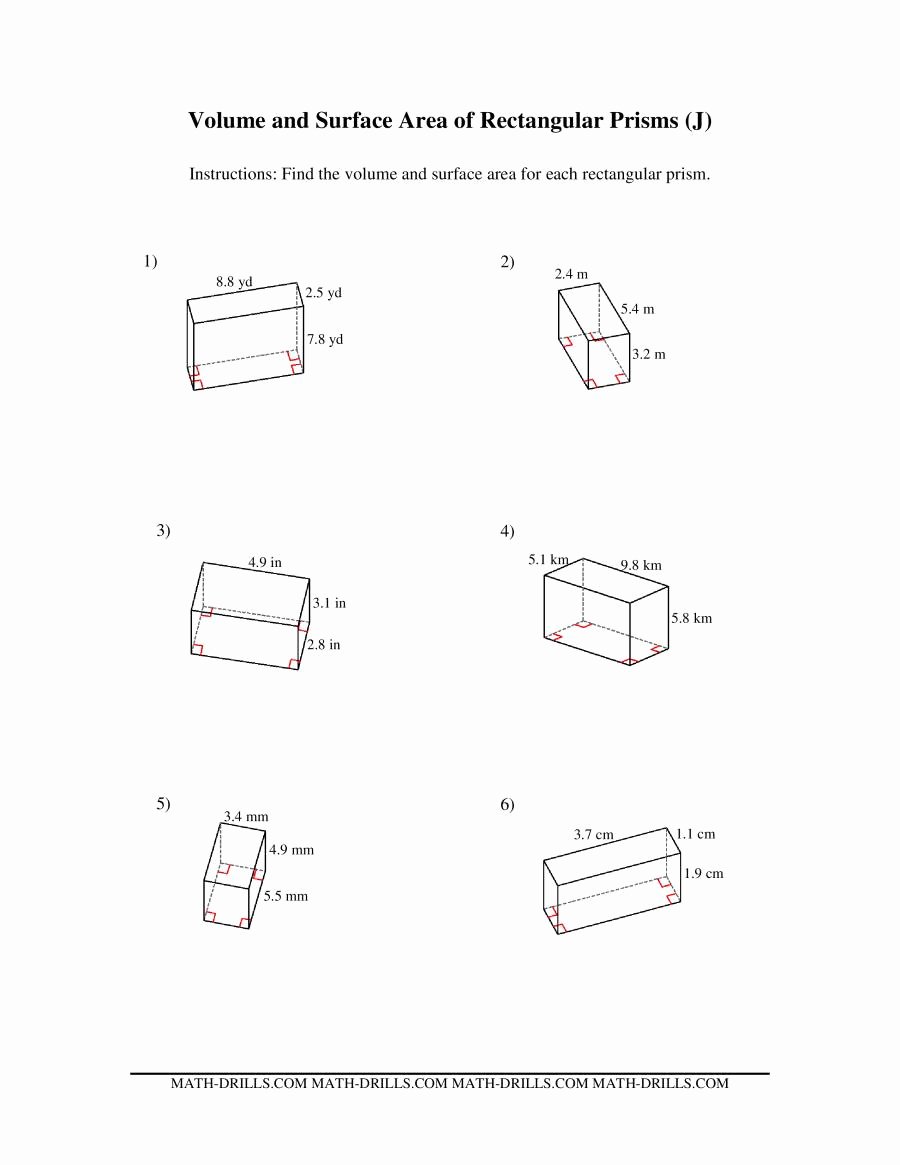 50 Volume Rectangular Prism Worksheet 50 Volume Rectangular Prism Worksheet