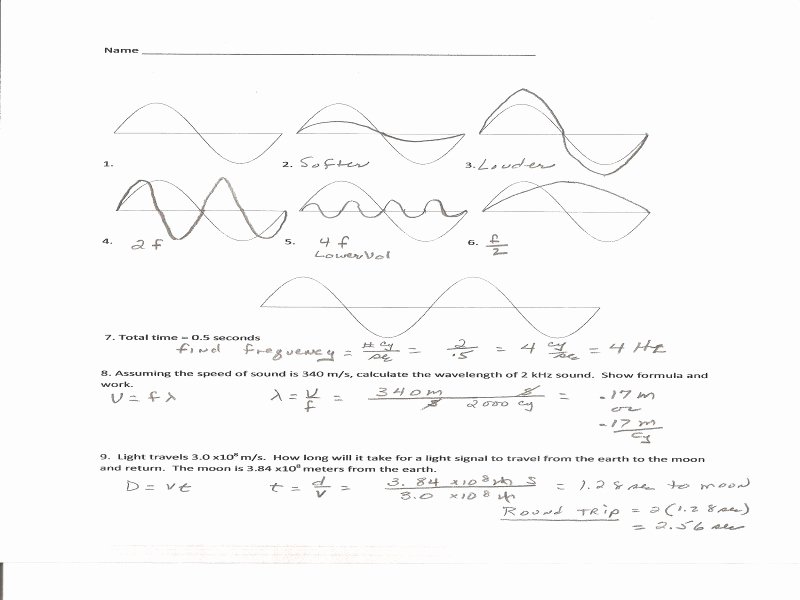50 Waves Review Worksheet Answer Key 50 Waves Review Worksheet Answer Key