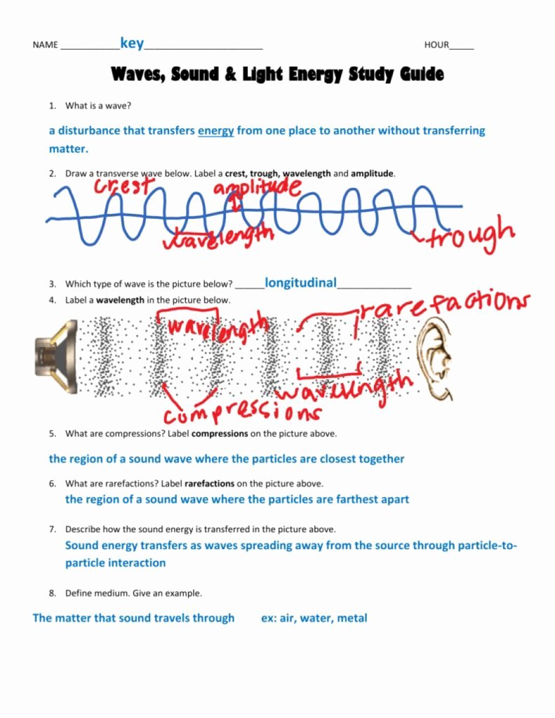 50 Waves Review Worksheet Answer Key 50 Waves Review Worksheet Answer Key